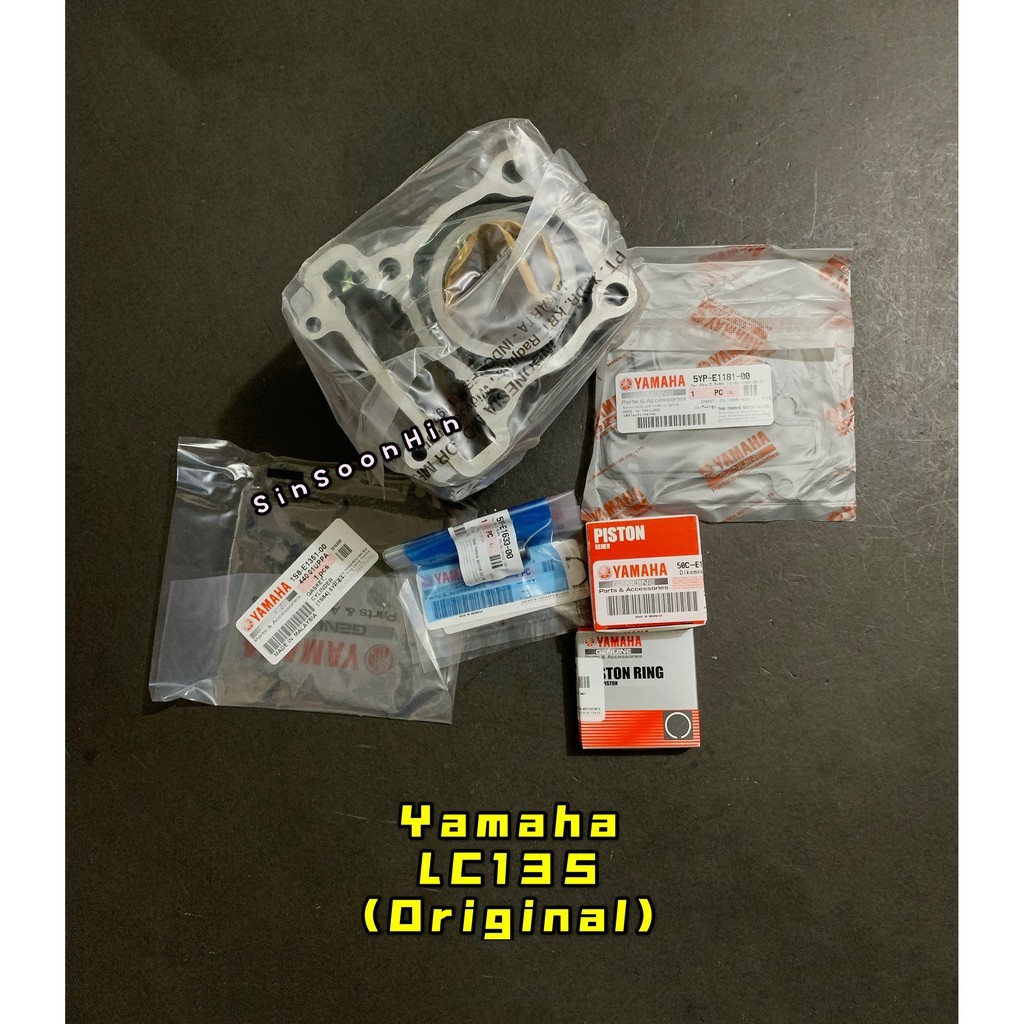 100% ORIGINAL HLY Yamaha LC 135 LC135 V1 V2 V3 V4 V5 V6 V7 V8 LC135NEW BLOCK COMPLETE SET BLOK ...