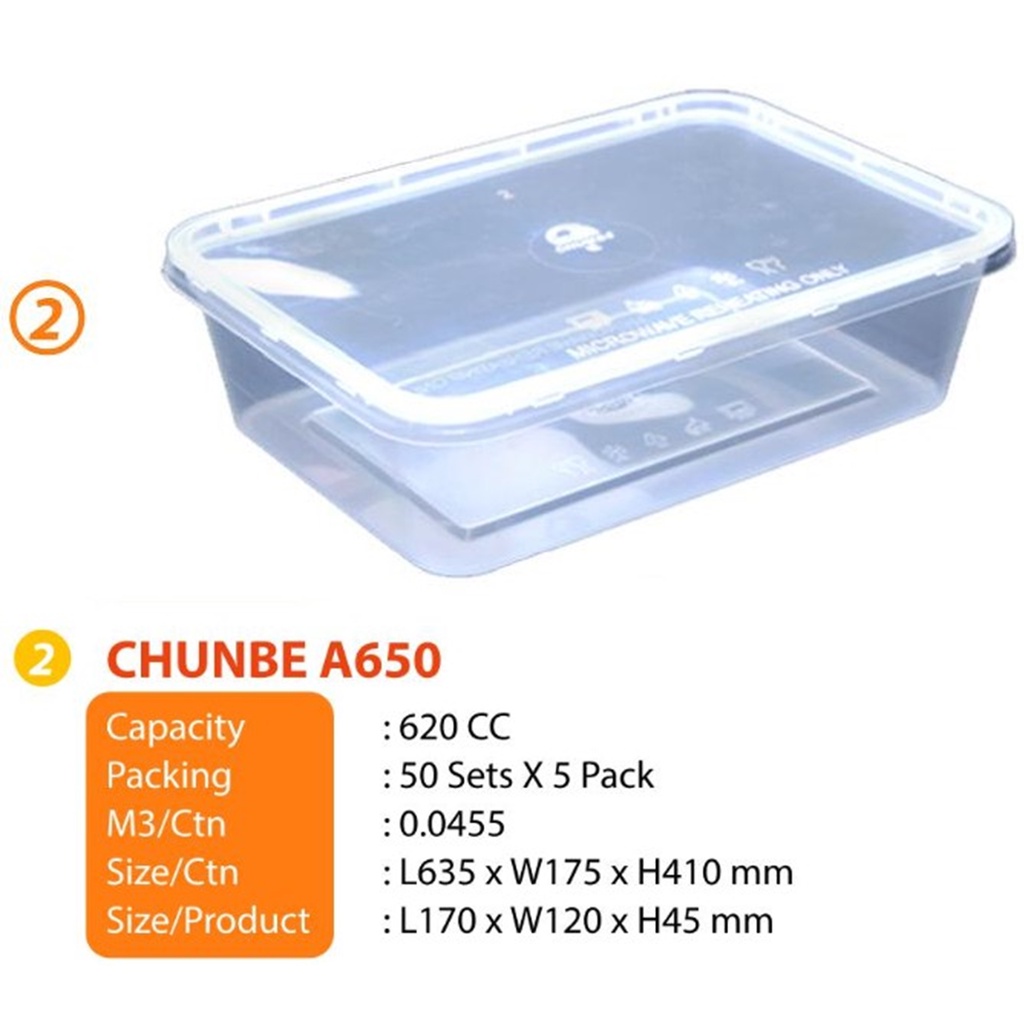 CB Ware 10pcs-A500 A650 A750 A1000 A1500 Chunbe Rectangular Microwave ...