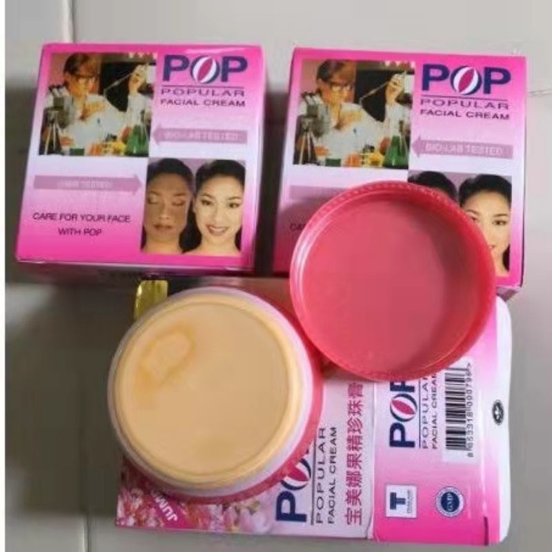 Pop Popular Acne/Dark Spot Whitening Pearl New Facial Cream(20g ...