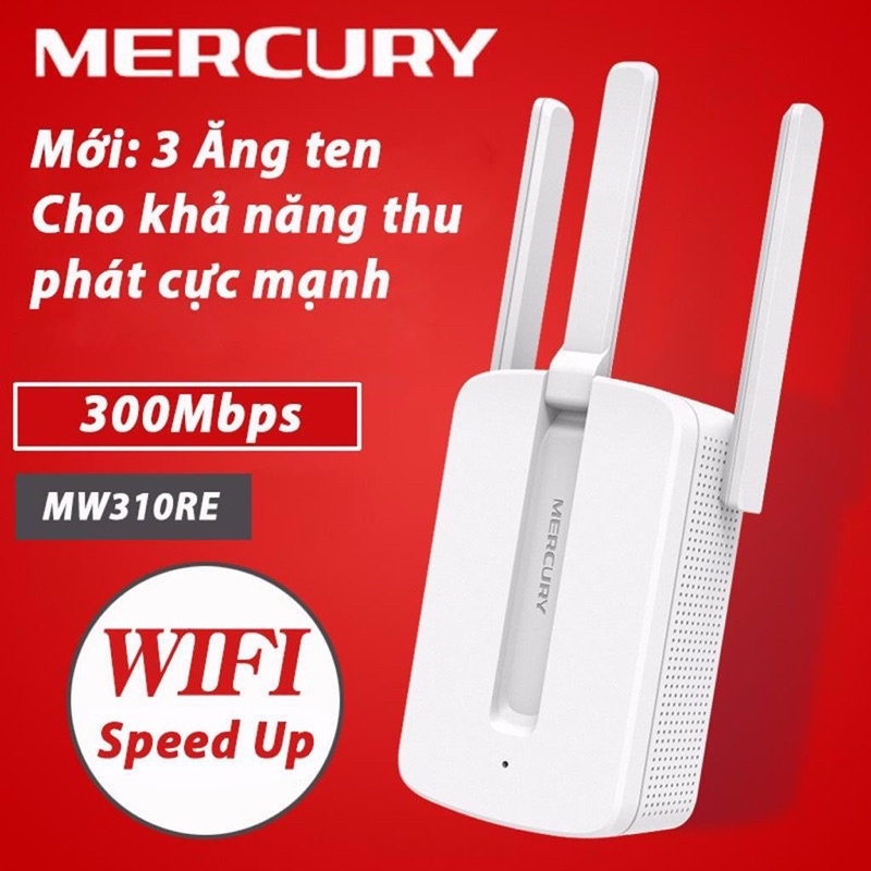 Mercury Repeater MW310RE Wifi Extender (3 Beards) | Shopee Malaysia