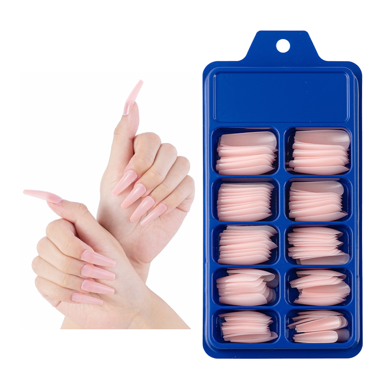 100 pieces of fake nails / art nail stickers glueless fake nails ...