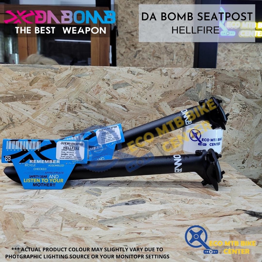 DA BOMB Bicycle Seat Post Hellfire 30.9/31.6 for DH Downhill / XC Cross ...