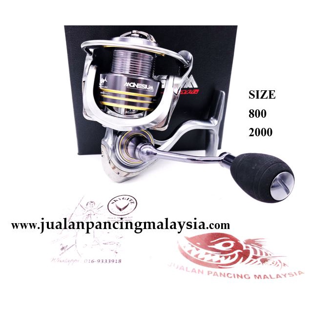 GTECH 2021 MAGNESIUM LITE SW AND MAG SW SALTWATER SPINNING REEL, MESIN ...