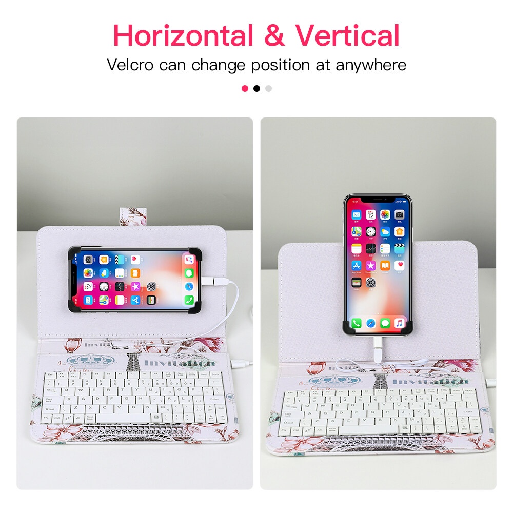 Mobile Phone Keyboard And Mouse Portable Type-C/Micro-Usb Wired ...