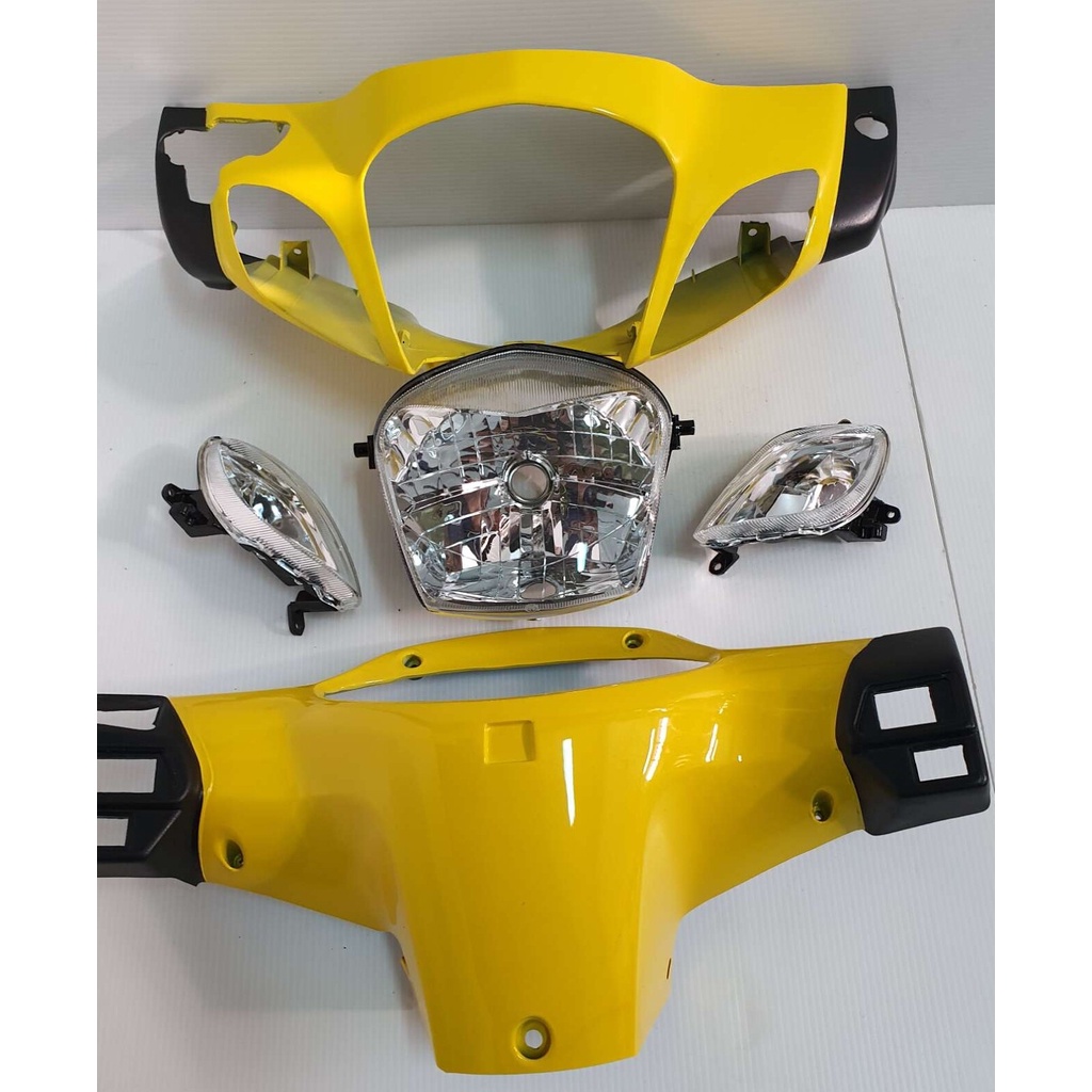 Face Mask wave125s Yellow Rear Mites Cover Headlamp Left And Right Turn ...