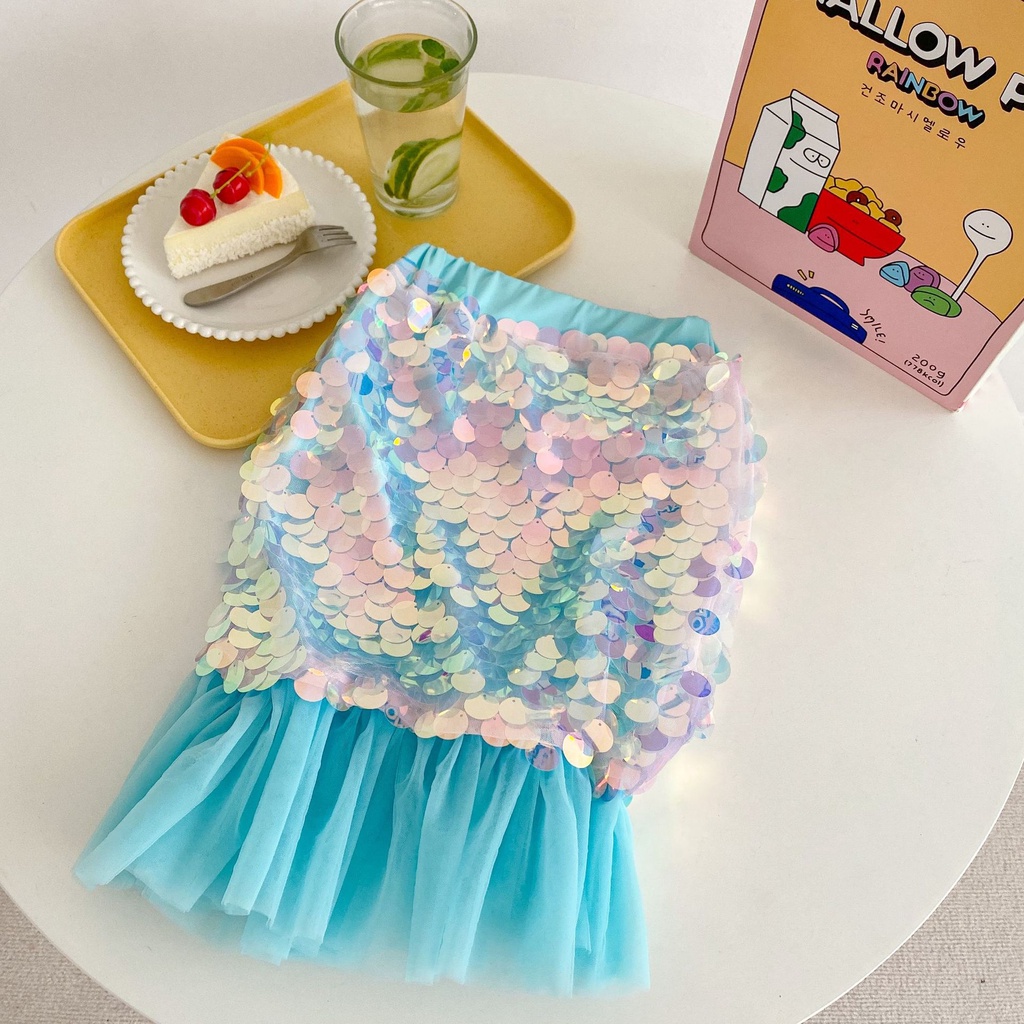Princess Tutu Mermaid Dress for Kids 1-8 Years Old Little Mermaid ...