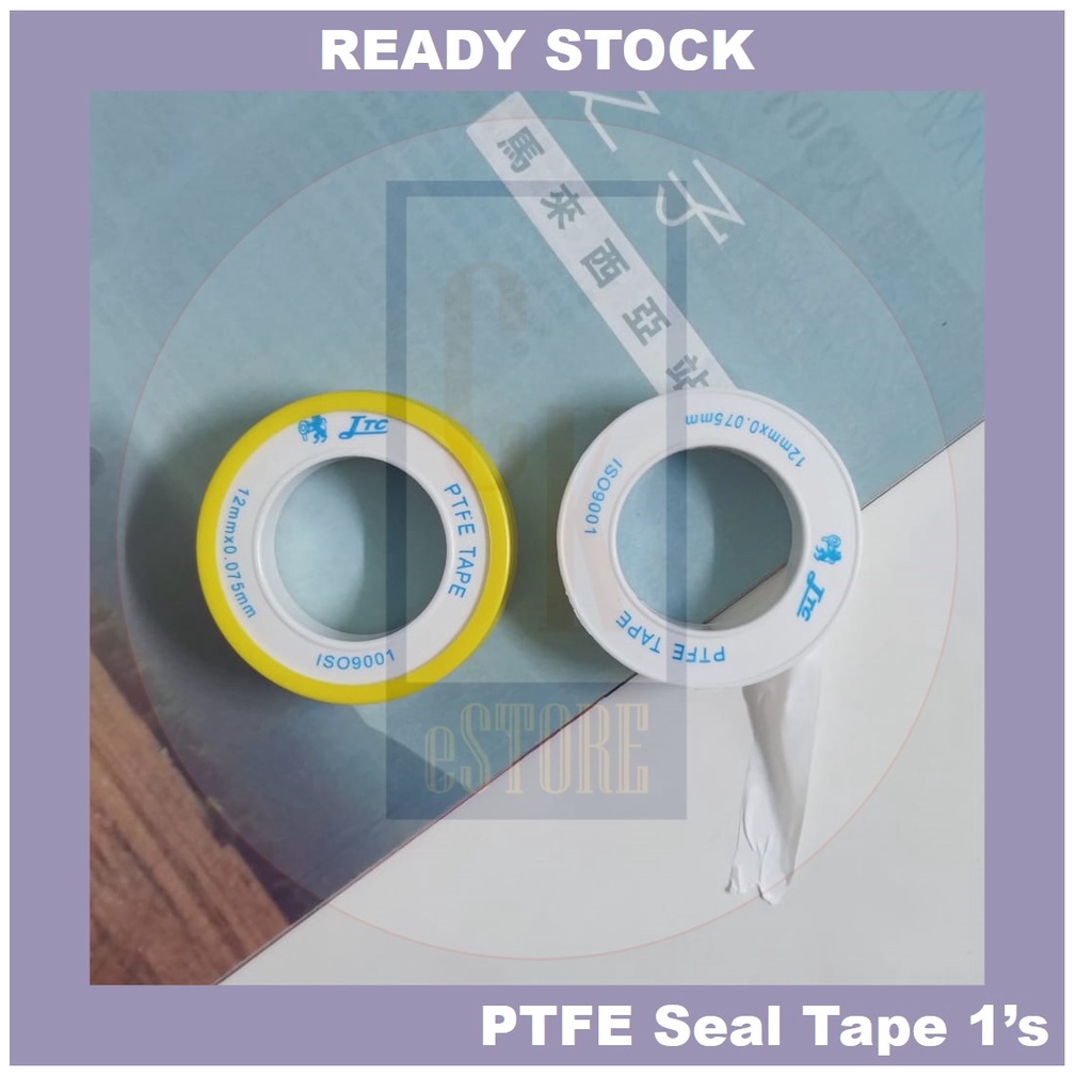 JTC PTFE White Seal Tape Water Plumbing Hose Seal Anti Leakage Thread ...