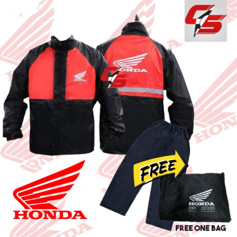 HONDA & YAMAHA RAINCOAT ( SINGLE LAYER ) BAJU HUJAN | Shopee Malaysia