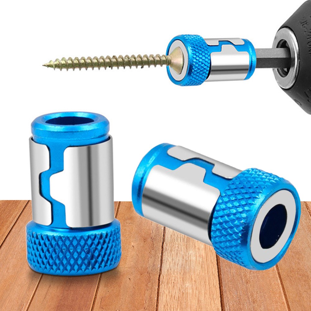2pcs Magnetic Ring Metal Screwdriver Head Bit Steel Sleeve Electric ...