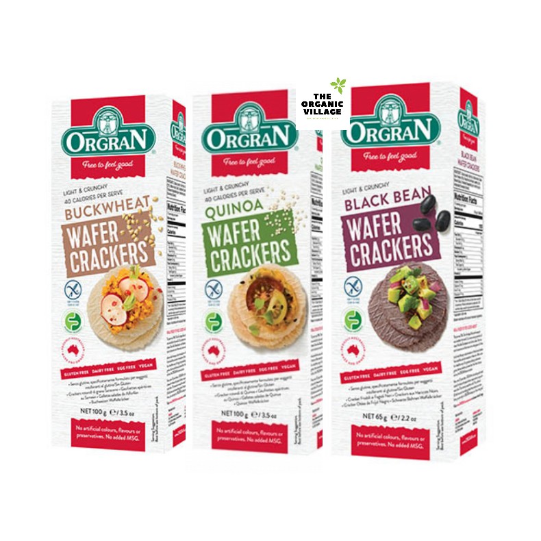 Orgran Gluten Free Multigrain Wafer Crackers (Quinoa/Chia/Buckwheat ...