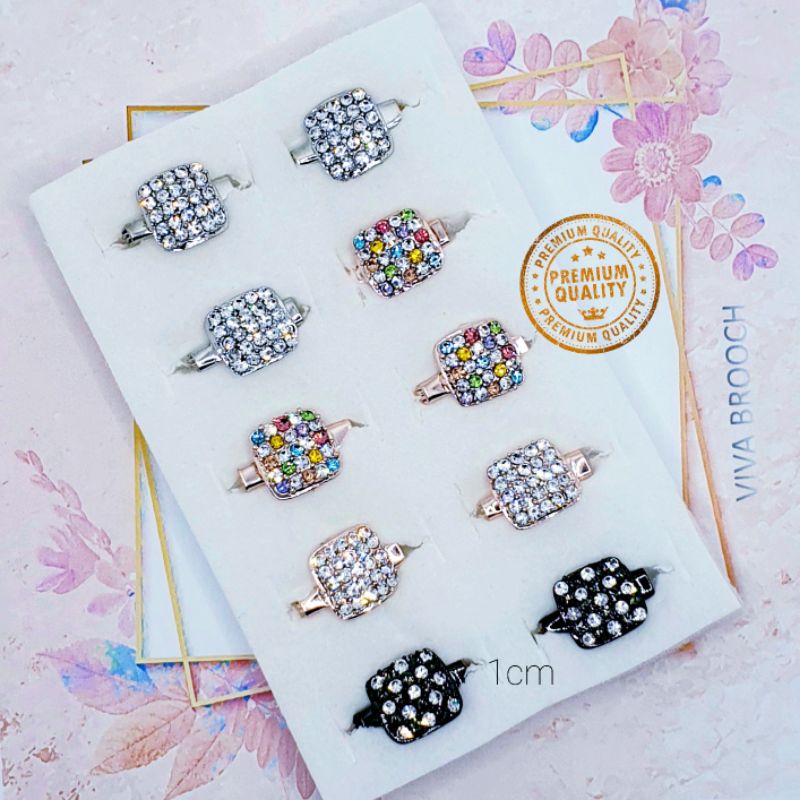 B20211 Kerongsang Pin Tudung PREMIUM Berkilat Mini Baby Brooch Muslim ...