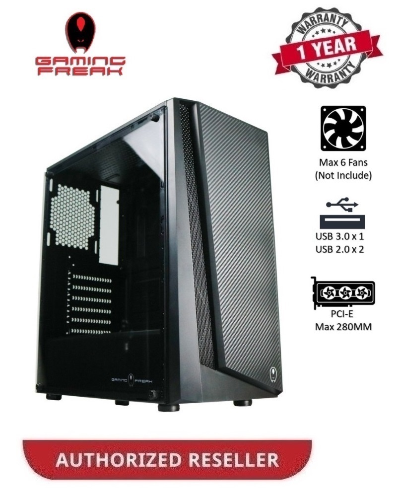 GAMING FREAK GFG-S93G FALCON ATX TOWER CASE CHASSIS PC CPU DESKTOP ...