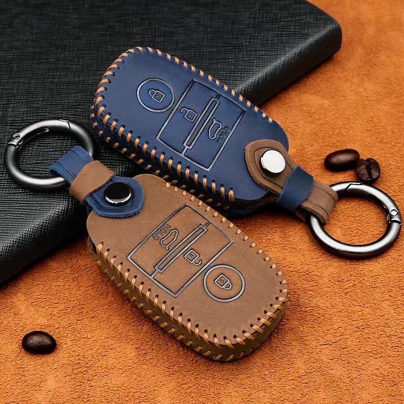 Leather Car Key Cover Ca Kia Ceed Rio Sportage R K3 K4 K5 Ceed Sorento ...