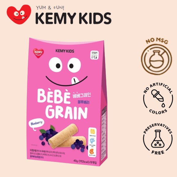 KEMY Kids Bebe Grain 40g( 5g x 8 sticks ) Blueberry / Banana & Carrot ...