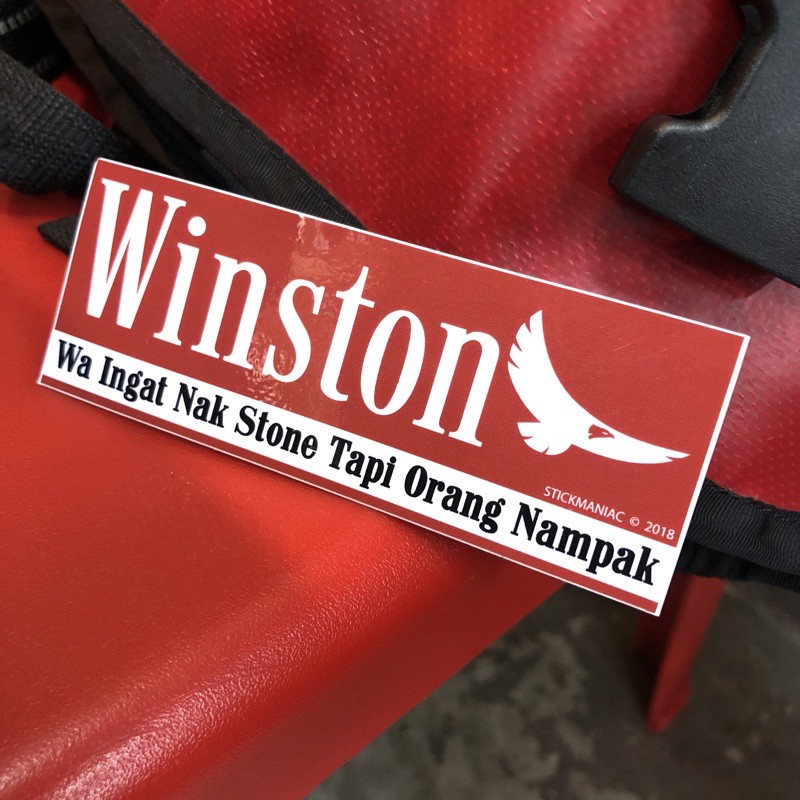 F337 Winstonwa ingat nak stone sticker | Shopee Malaysia