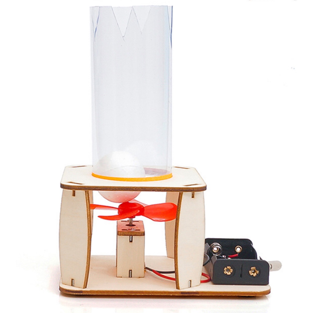 DIY Wooden Aerodynamic electric air suspension ball science Tecnologia ...