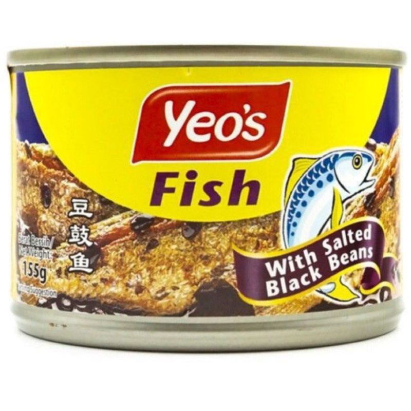 (sabah)Ikan Tausi Yeo's Fish dalam tin jenama Yeo's with salted black ...