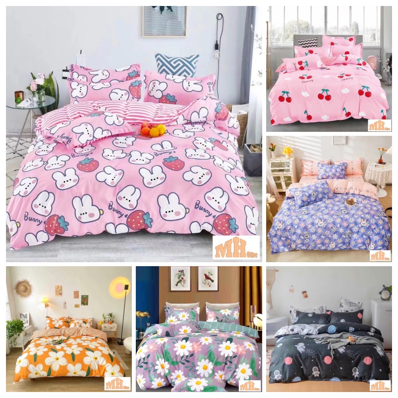 Maylee 3 in 1 Queen Fitted Bedsheet Set Cadar Bergetah 450TC High ...