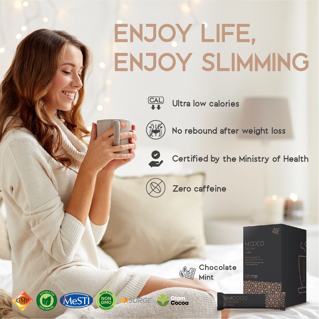 MICOCO Delicate Drink Botanical Beverages Mix Olam Chocolate With ...