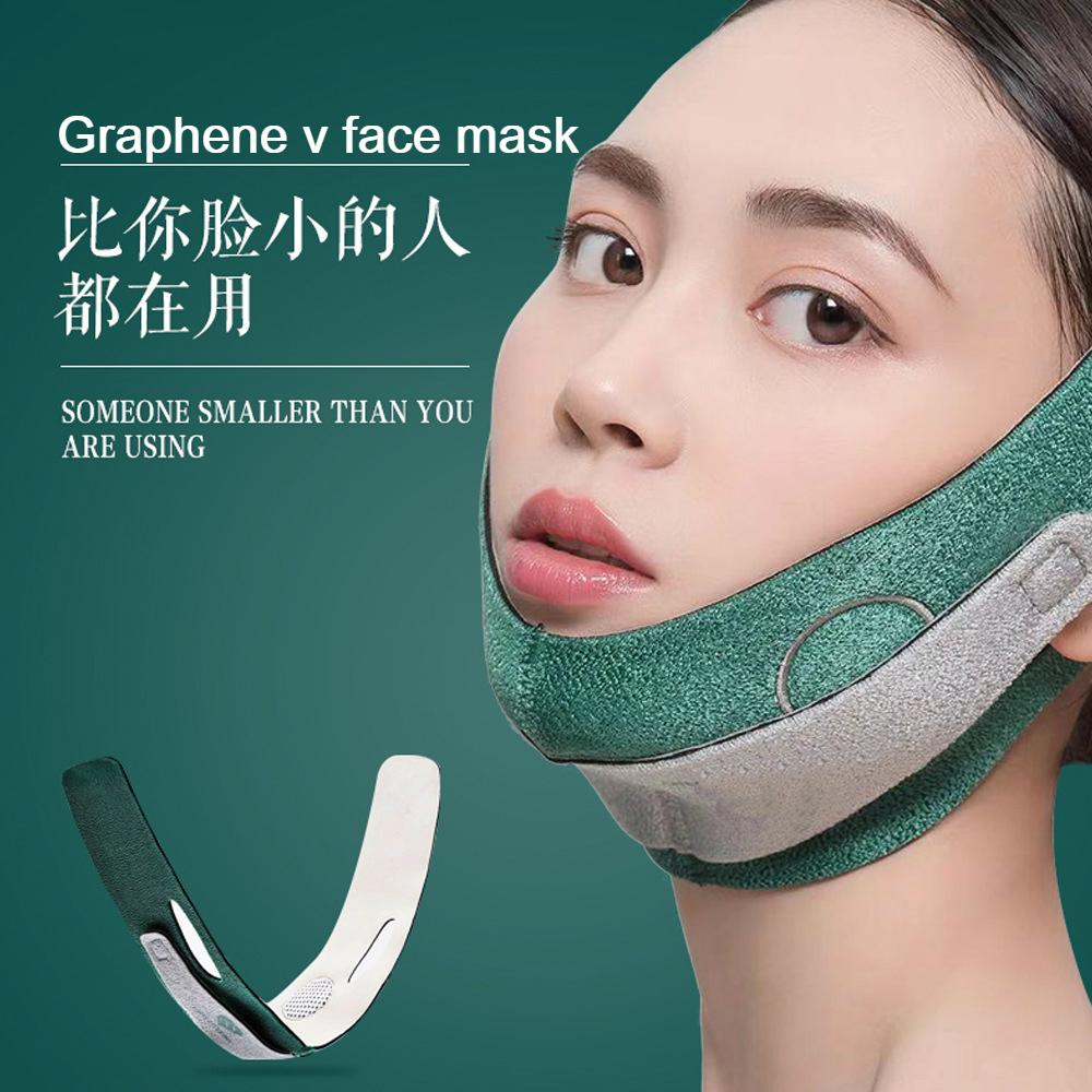 HOT!! Graphene Face mask V Shape Thin Face Lift Massage Face Slimming ...
