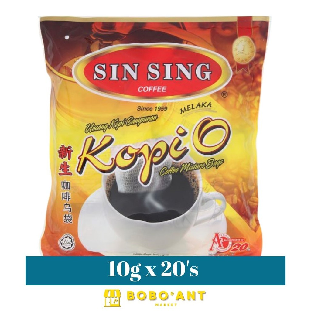 Sin Sing Coffee Kopi O (20’s X 10G) | Shopee Malaysia