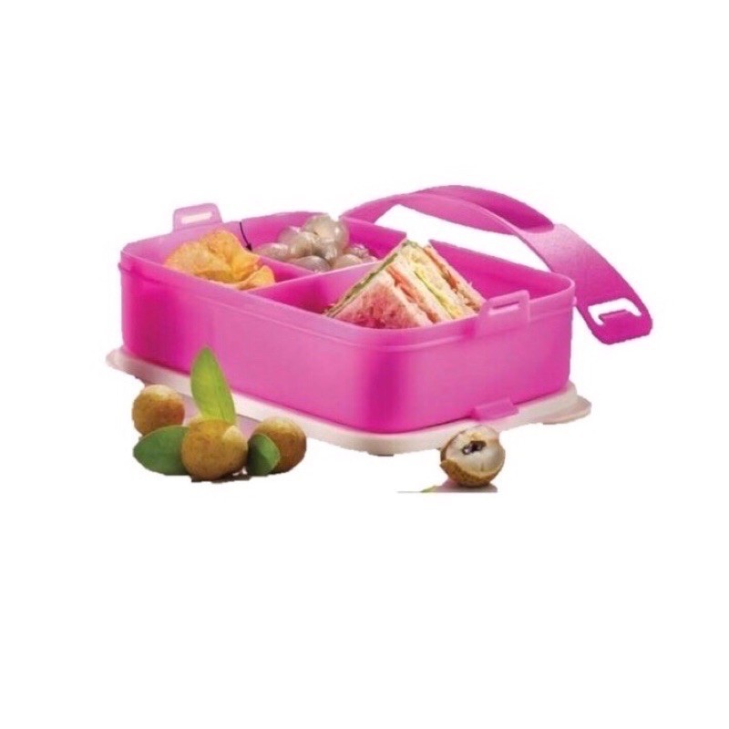 Tupperware Click To Go Rectangular Devided 900ml (1) | Shopee Malaysia