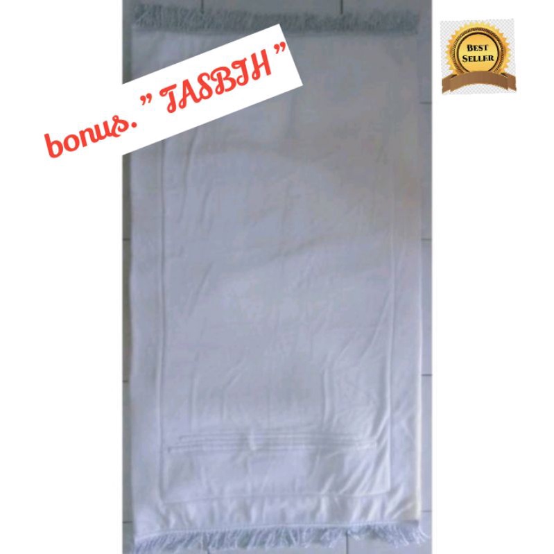 PUTIH Thick Plain White Prayer Mat Without Picture (Adult) | Shopee ...
