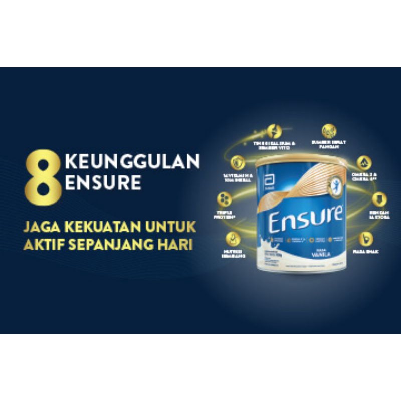 Ensure Vanilla Chocolate 900gr (For Bones, Muscles, Endurance And Heart ...