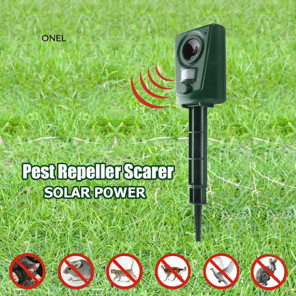 on Ultrasonic Solar Cat Dog Repellent Fox Pest Scarer Deterrent ...