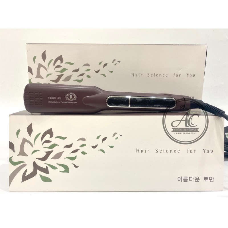 ORIGINAL Fun Kor Korea Hair Flat Iron Ceramic Professional Salon Hair ...