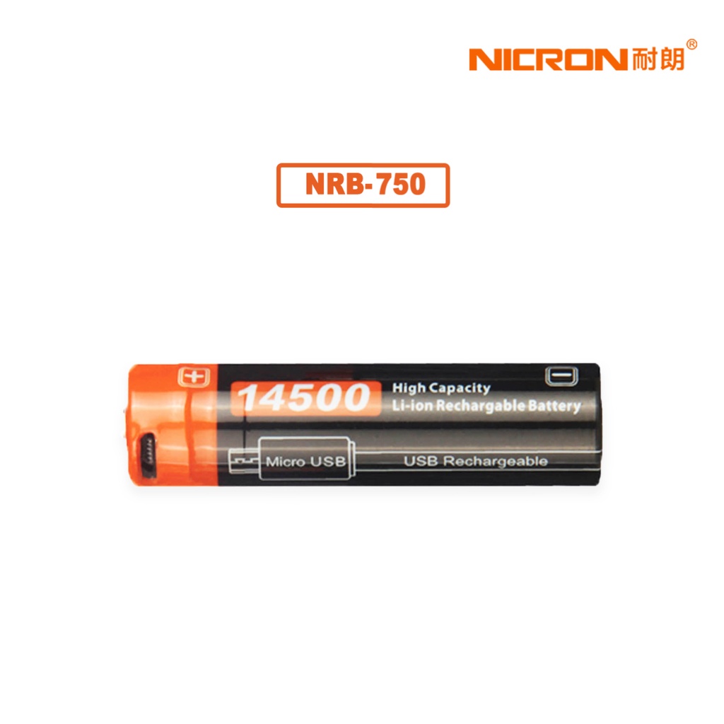 [ 1 UNIT ] NICRON NRB-L600 NRB-750 NRB-2600 600Mah 750Mah 2600Mah ...