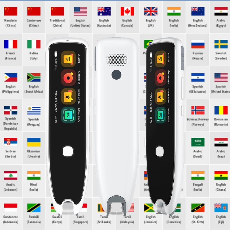 Portable 112 Languages Translation Pen Scan Translation Pen Scanner ...