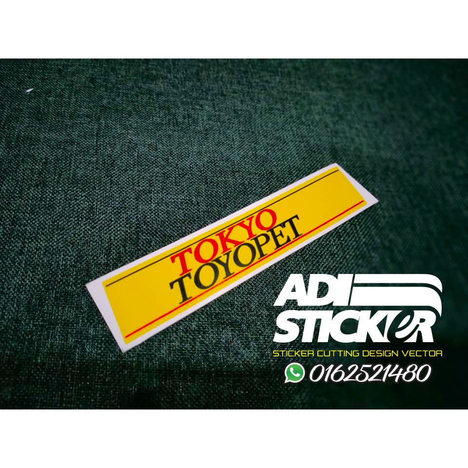 sticker Tokyo Toyopet dealer #sticker | Shopee Malaysia