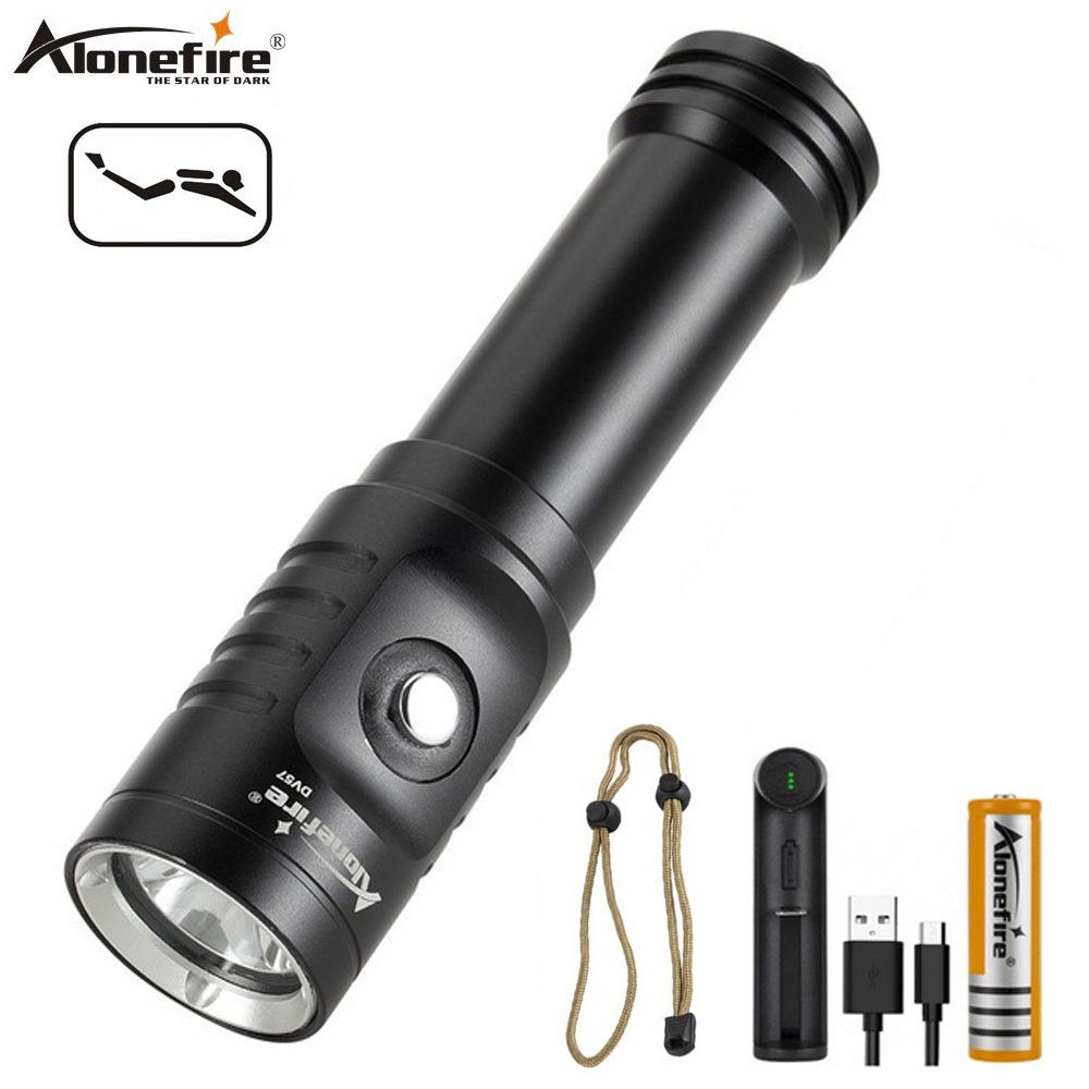 Alonefire DV57 Cree XM-L2 Diving Flashlight Underwater Outdoor ...