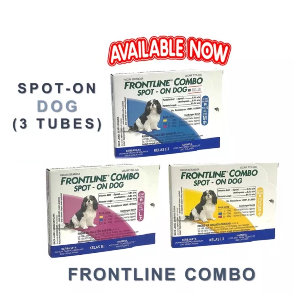 FRONTLINE Combo Spot On for Dog | Shopee Malaysia