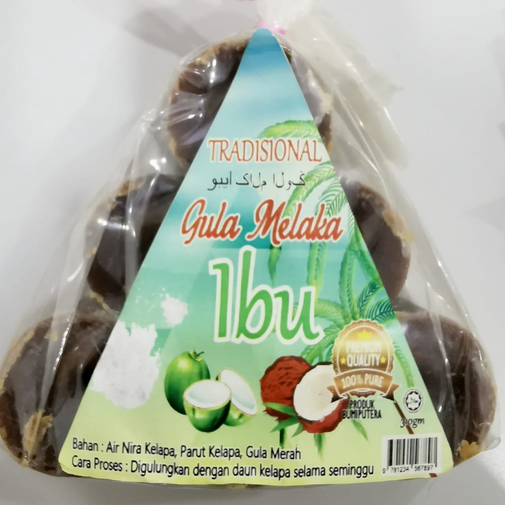 TRADITIONAL GULA MELAKA 300g /BLACK GOLDEN PEARL BUBBLE 1000g HALAL ...