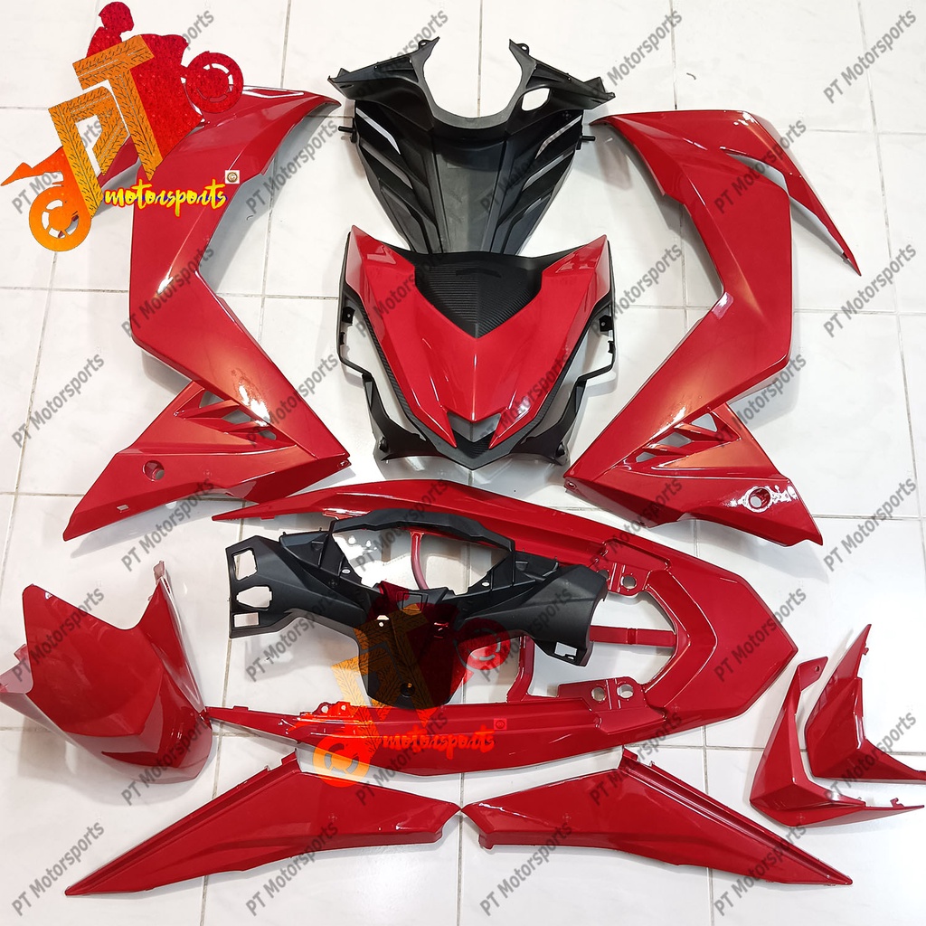 Honda Rs 150 V1 V2 Cover Set Red Kosong BodySet | Shopee Malaysia
