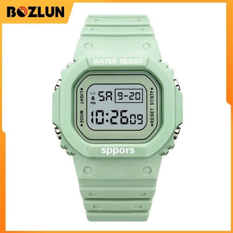 🔥PROMO🔥{Ready stock} Cute Candy Color Sports Digital LED Men Women Kid Student Watch Jam Tangan ...