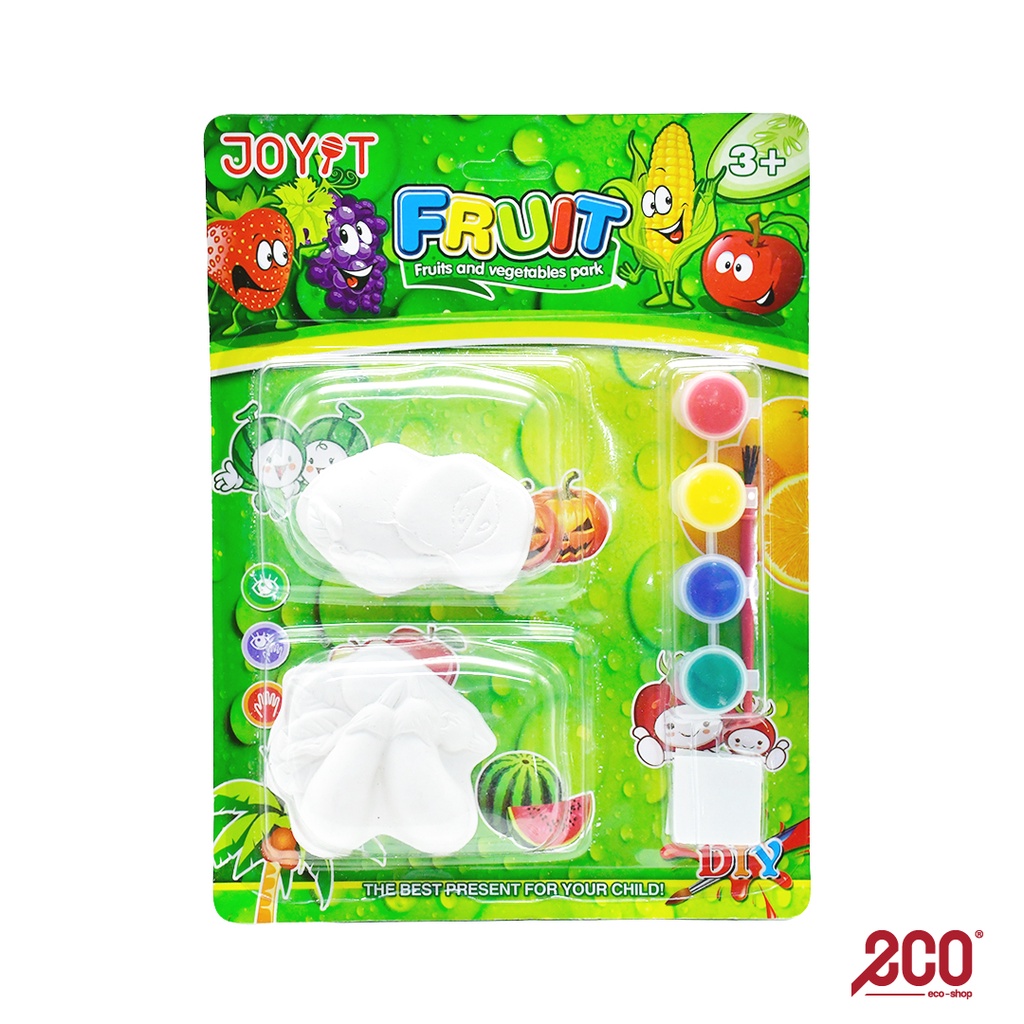 Joyit Kid 3D DIY Plaster Painting with Fruits And Vegetables Theme - AB ...