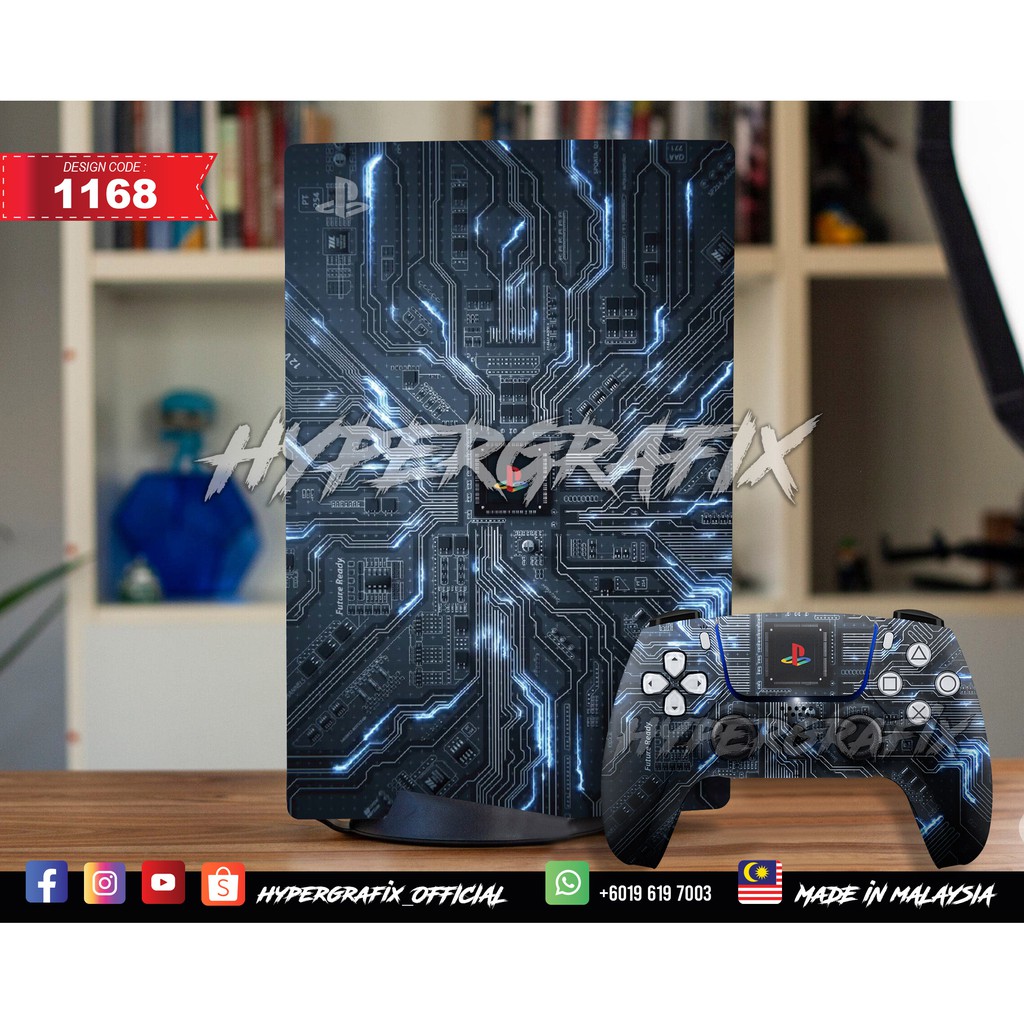 PS5 PLAYSTATION 5 FAT STICKER SKIN DECAL 1168 | Shopee Malaysia