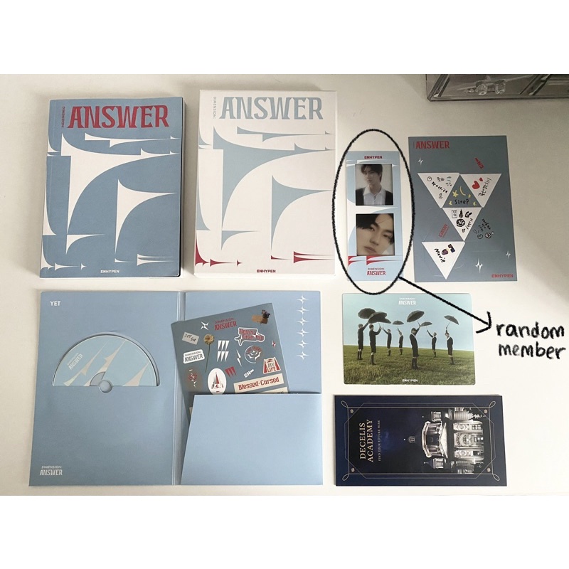 OFFICIAL ENHYPEN DIMENSION: ANSWER ALBUM UNSEALED | Shopee Malaysia