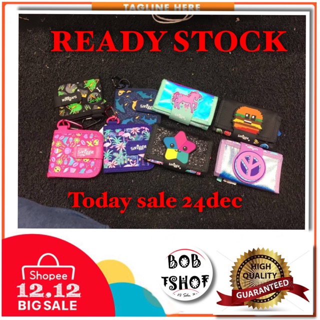 🔥1 DAY PROMO 🔥 SMIGGLE DOTTI HITS WALLET | Shopee Malaysia
