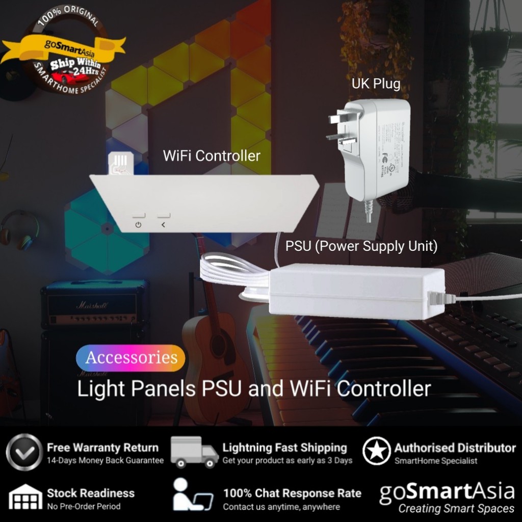 Accessories for Nanoleaf Light Panels Power Supply Unit (UK Plug ...