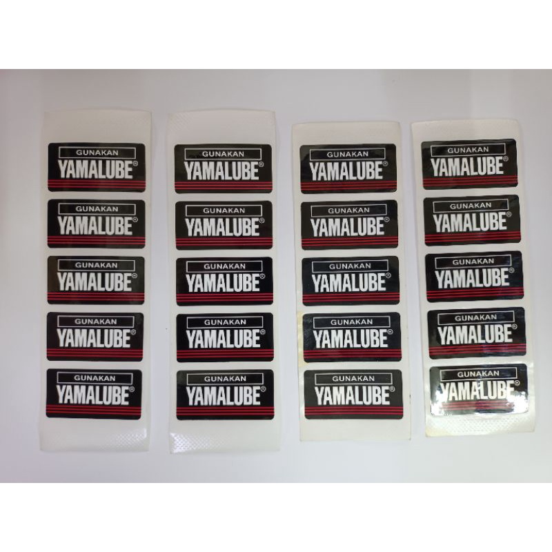 STICKER YAMALUBE ORIGINAL | Shopee Malaysia