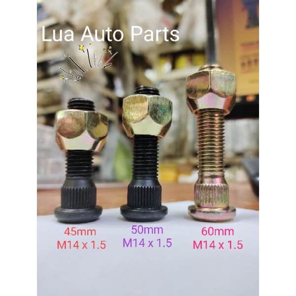 WHEEL BOLT & NUT TAYAR TOYOTA, PROTON, MITSUBISHI | Shopee Malaysia