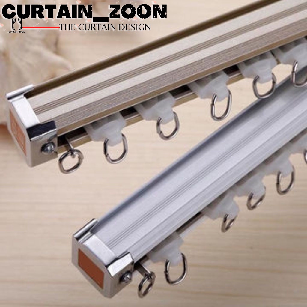 Rel Langsir Aluminium Single Track (Curtain Track / Single Track ...