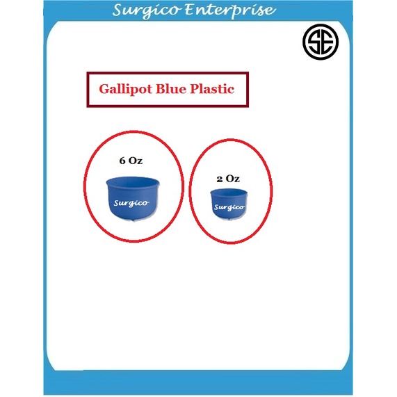 Gallipot Plastic Blue Medical Use | Shopee Malaysia
