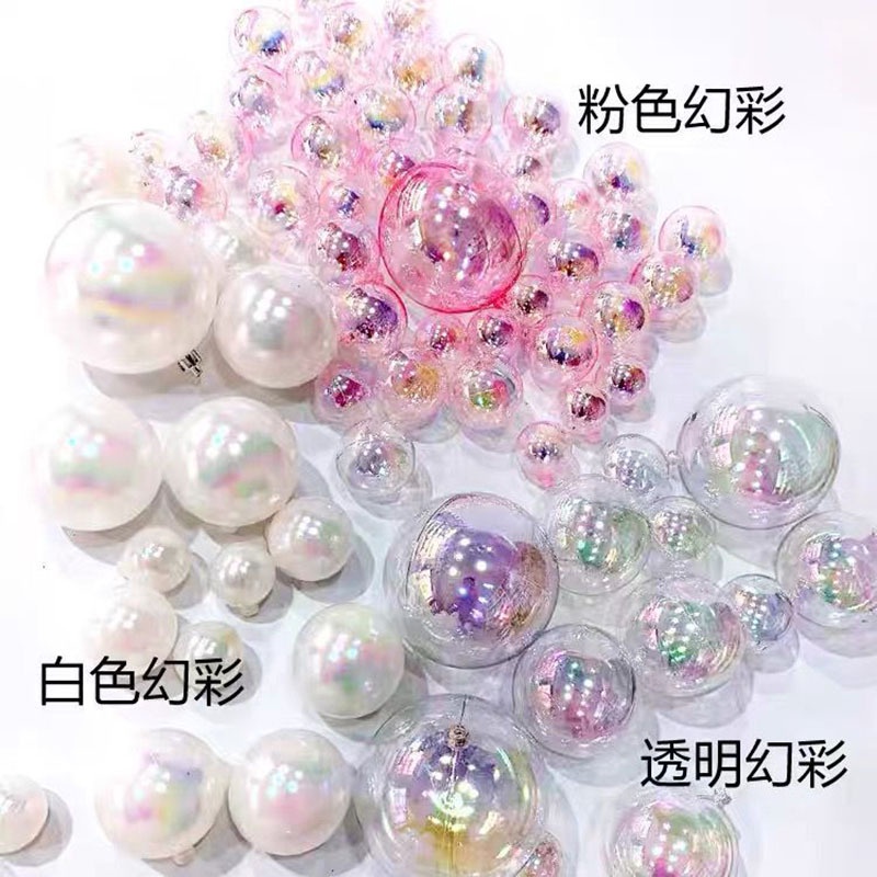 [Cloud Cake Decoration ] Symphony Colorful Transparent Ball Cake Topper ...