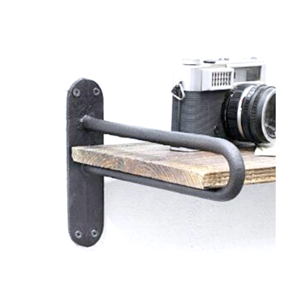 Standing iron shelf U | Multi-purpose iron wall mounted shelf | Shopee ...