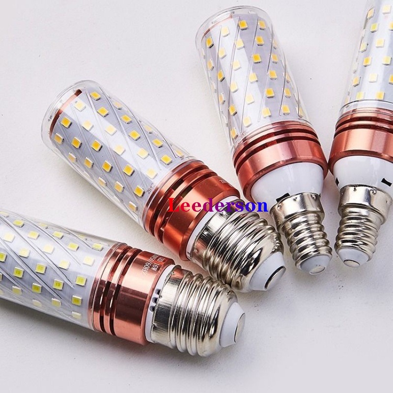 LEEDERSON LED Corn Bulb E27 E14 SMD2835 Bulb 8W 12W 16W 240V Chandelier Candle for Home Decor ...